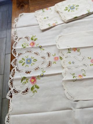 2 coppie asciugamani grande e piccola a mano