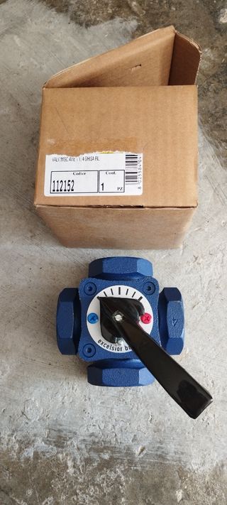 valvola miscelatrice 1' 1/4 4 vie.