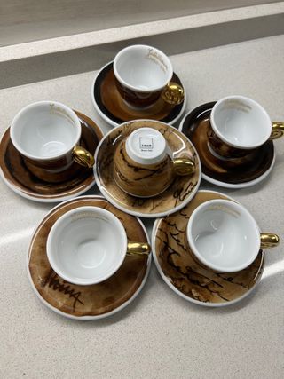 Set 6 tazzine con piattino edizione Giubileo