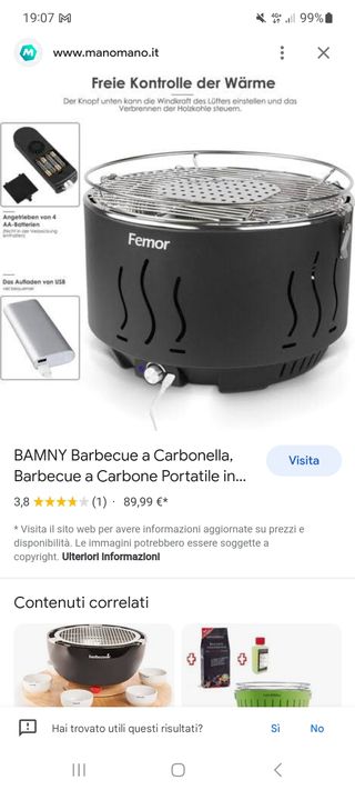 barbecue a carbonella