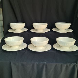 Ciotola con piattino in ceramica multiuso