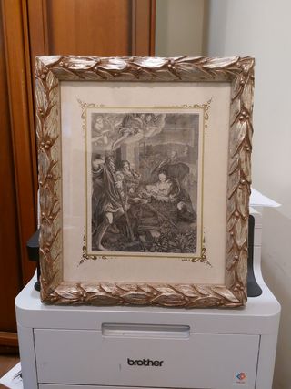 Quadro con stampa del 1827