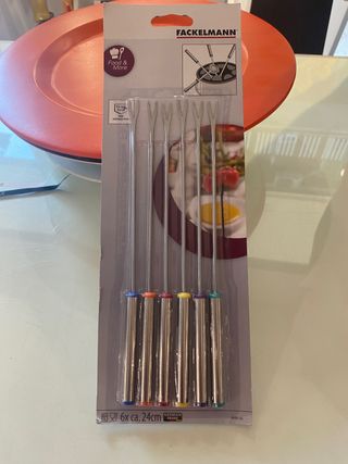 Set 6 pezzi forchette per fonduta Fackelmann