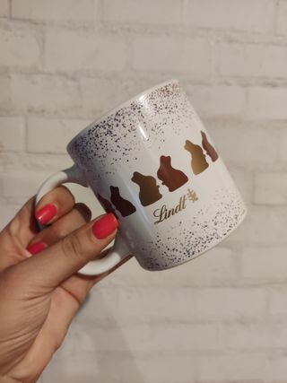 Due Tazze Lindt in ceramica