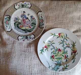 2 Piatti cinesi cm 26.5 e cm 26