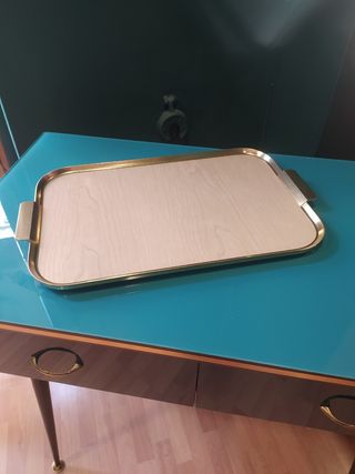 vassoio in ottone anni 50