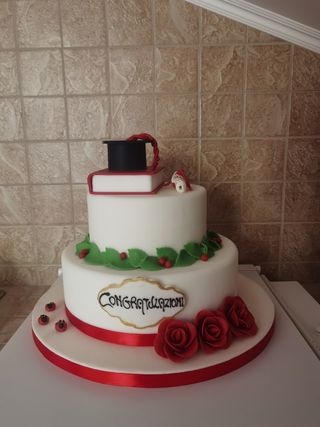 Torta scenografica laurea 🎓
