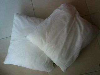 Set 2 cuscini base imbottiti per il arredo. 45x45c