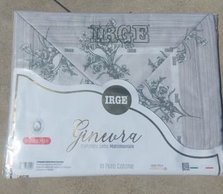 Lenzuola matrimoniali PURO COTONE IRGE
