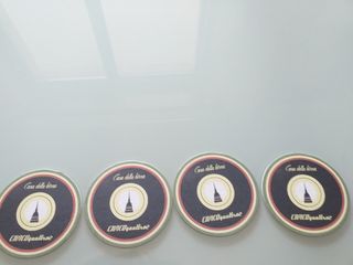 4 sottobicchieri cartone Casa della birra