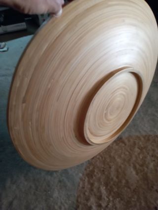 piatto centrotavola in legno