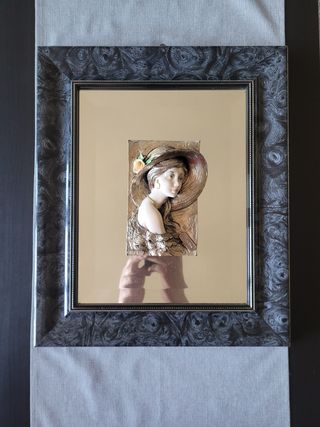 Quadro Specchio con argento R925