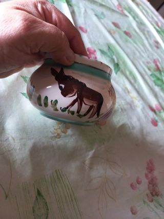 vaso porta aglio Vietri