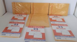 n.10 confezioni da 25 buste per lettera pigna