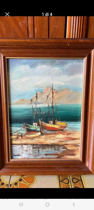 quadro francese dipinto su tavola