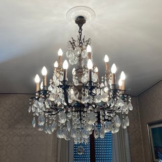 Grande lampadario vintage