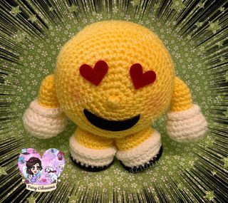 Emoticon in amigurumi