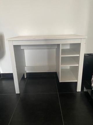 Scrivania BRUSALI 90×52 cm Bianca