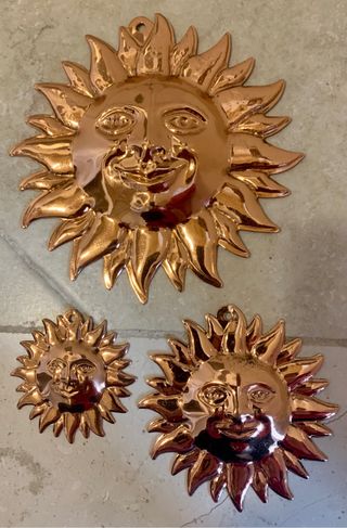 Composizione sole rame rossa varie dimensioni