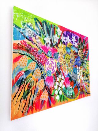 cuadro abstracto pintado a mano/quadro astratto