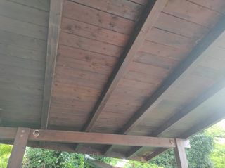 Porticato in legno massiccio