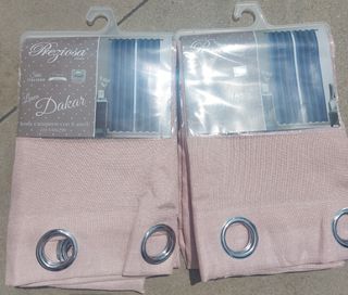 coppia tende ROSA