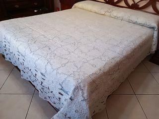 copriletto matrimoniale di vero lino