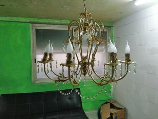 lampadario con 8 luci con Swarovski