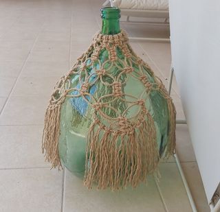 Vestito per damigiana 54 litri artigianale