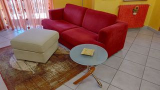 Divano 3 posti + pouf