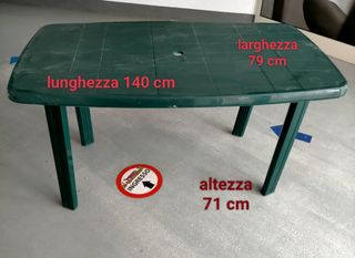 Tavoli plastica  10 unità