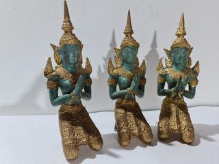 Statuina Angelo Teppanom indiano in Bronzo