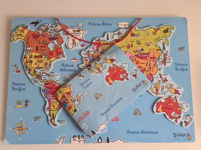 Mapa del Mundo de segunda mano por 20 EUR en Madrid en WALLAPOP