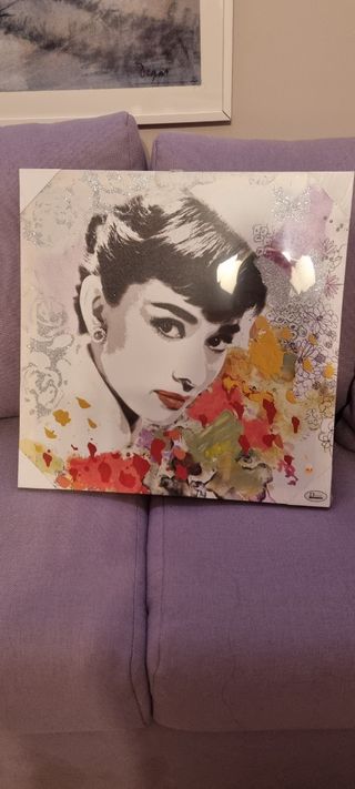 quadro audrey hepburn