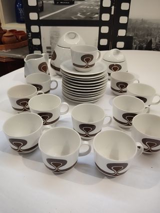 Bellissimo servizio da 12 vintage '70, da caffè