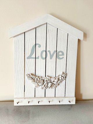 Portachiavi in legno da parete