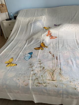 Tenda pacchetto dipinta a mano