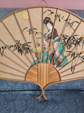 grande ventaglio giapponese vintage