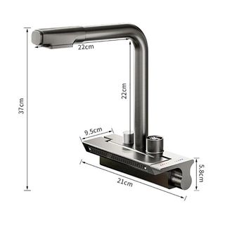 Multifunzione rubinetto estraibile doccia
