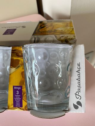 Set 3 bicchieri da 25cc. Nuovi