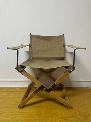 Sedia da regista pieghevole vintage