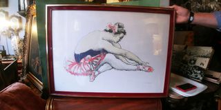 Litografia firmata Messina