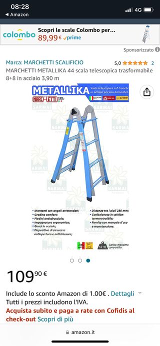 Scala telescopica Marchetti