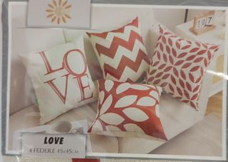 set 4 federe cuscini