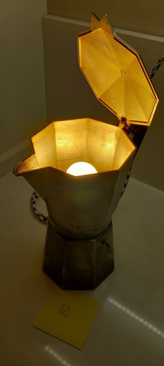 lampada da 12 caffè caffettiera moka vintage