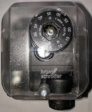 KROM SCHRODER DG50U-3 PRESSURE SWITCH GAS/AIR