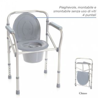 Sedia comoda da doccia e WC