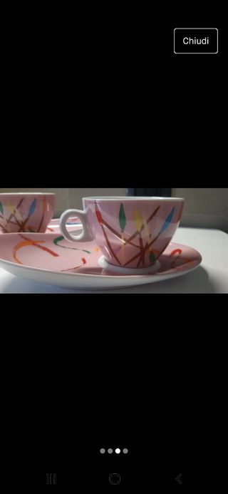 set tazze con piattino