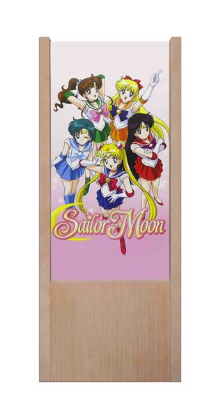 Lampada da tavolo in legno Sailor Moon