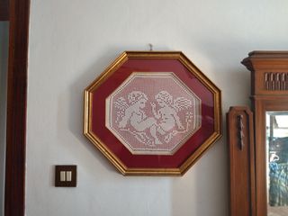 quadro all'uncinetto